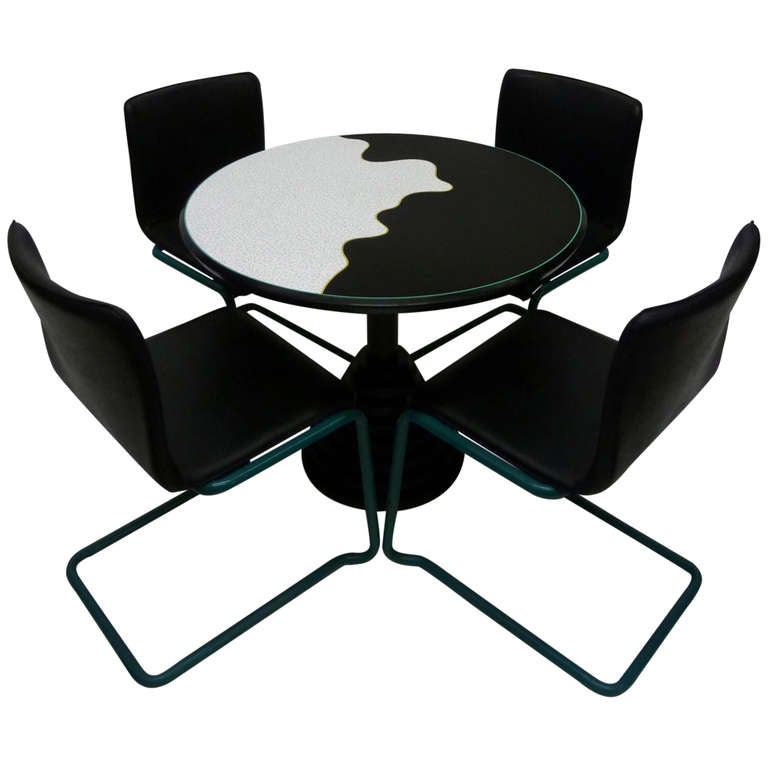 Memphis Style Dining Set at 1stDibs