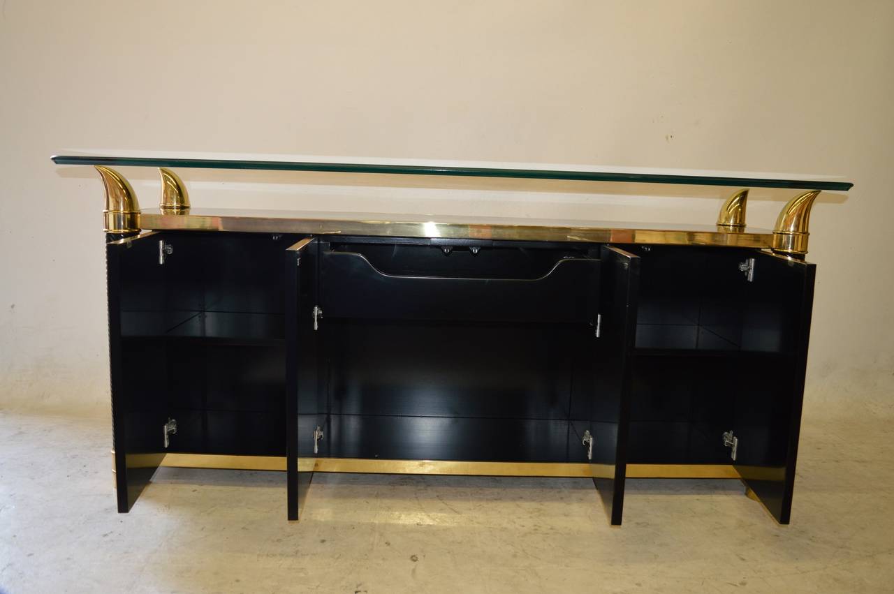 Outstanding Hollywood Regency Cabinet by Weiman at 1stDibs