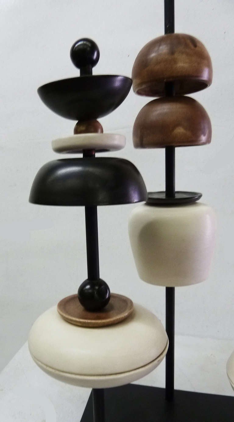 Mid-Century Ceramic "Totem" Sculpture at 1stDibs