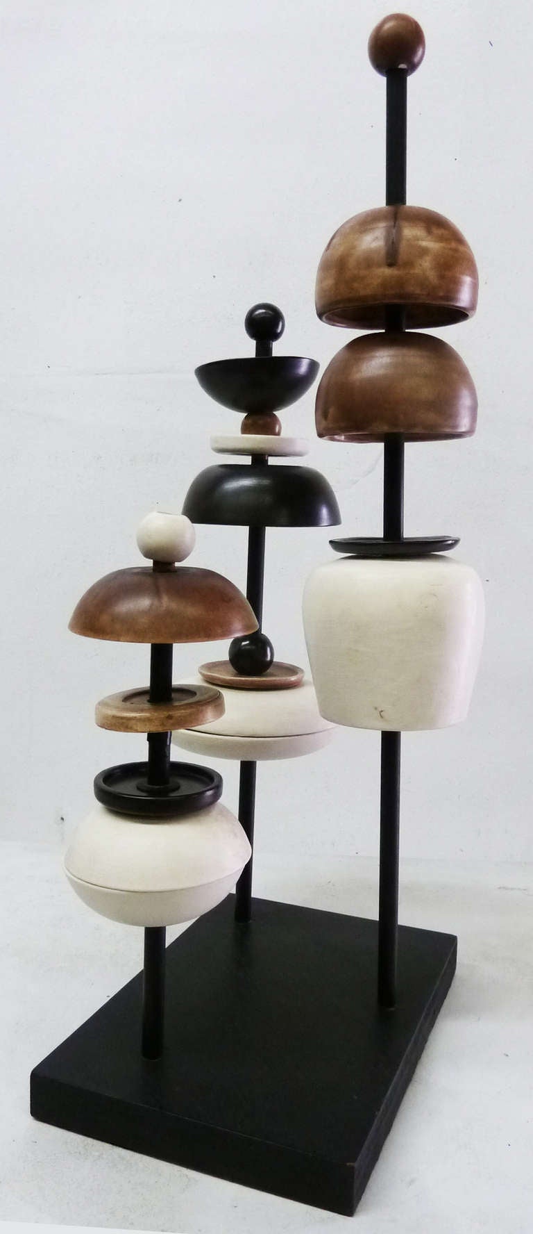 Mid-Century Ceramic "Totem" Sculpture at 1stDibs