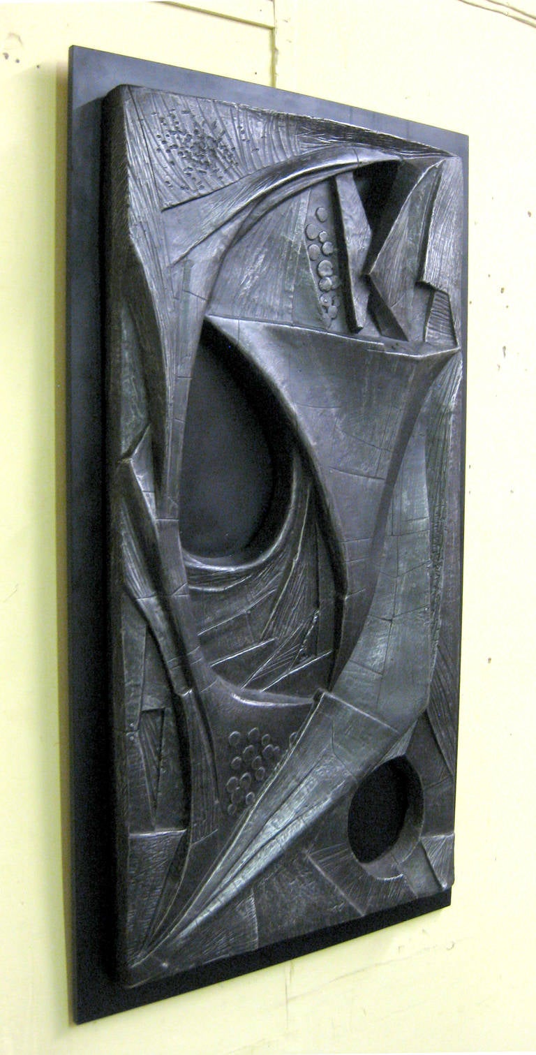 Abstract Wall Relief signed DeGroot at 1stDibs | abstract relief ...