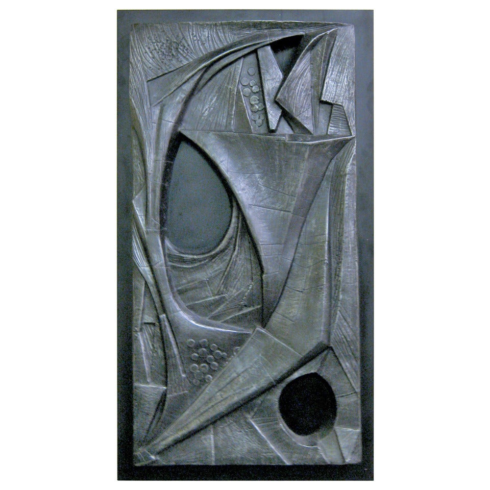 Abstract Wall Relief signed DeGroot at 1stDibs | abstract relief ...