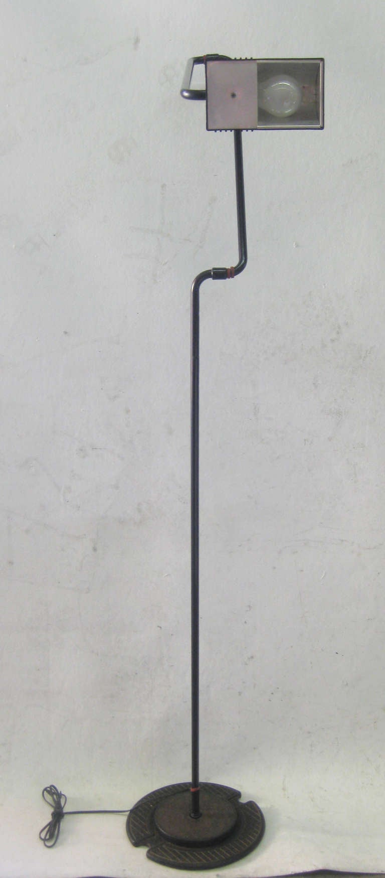 Bending Industrial Floor Lamp at 1stDibs