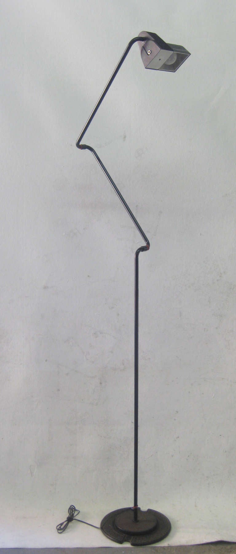 Bending Industrial Floor Lamp at 1stDibs