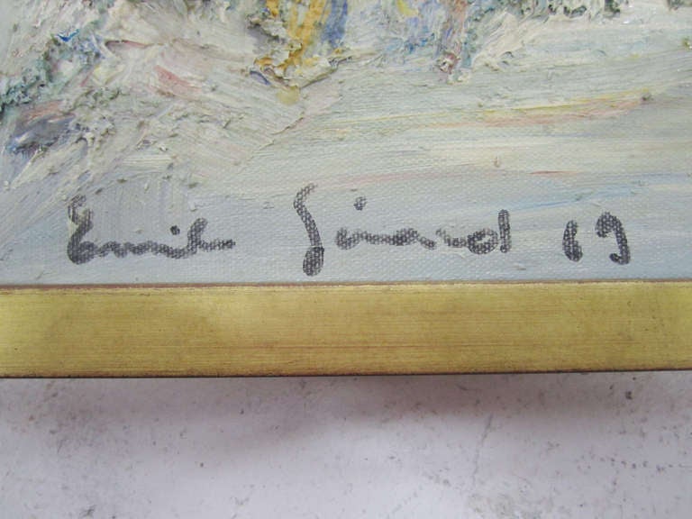 French Mid-Century Abstract Painting by Emile Girard at 1stDibs | emile ...