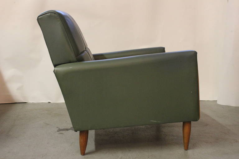 Retro Green Chair at 1stDibs