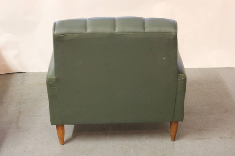 Retro Green Chair at 1stDibs