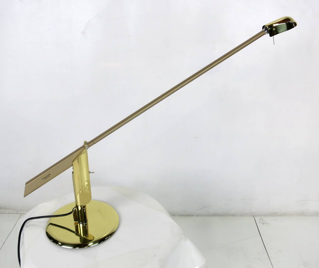 Italian Modern Brass Boom Style Task Lamp For Sale at 1stDibs