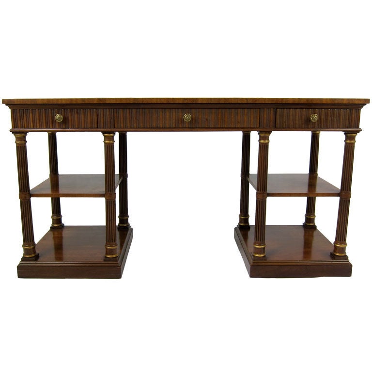 NeoClassical Writing Desk by Heritage at 1stDibs