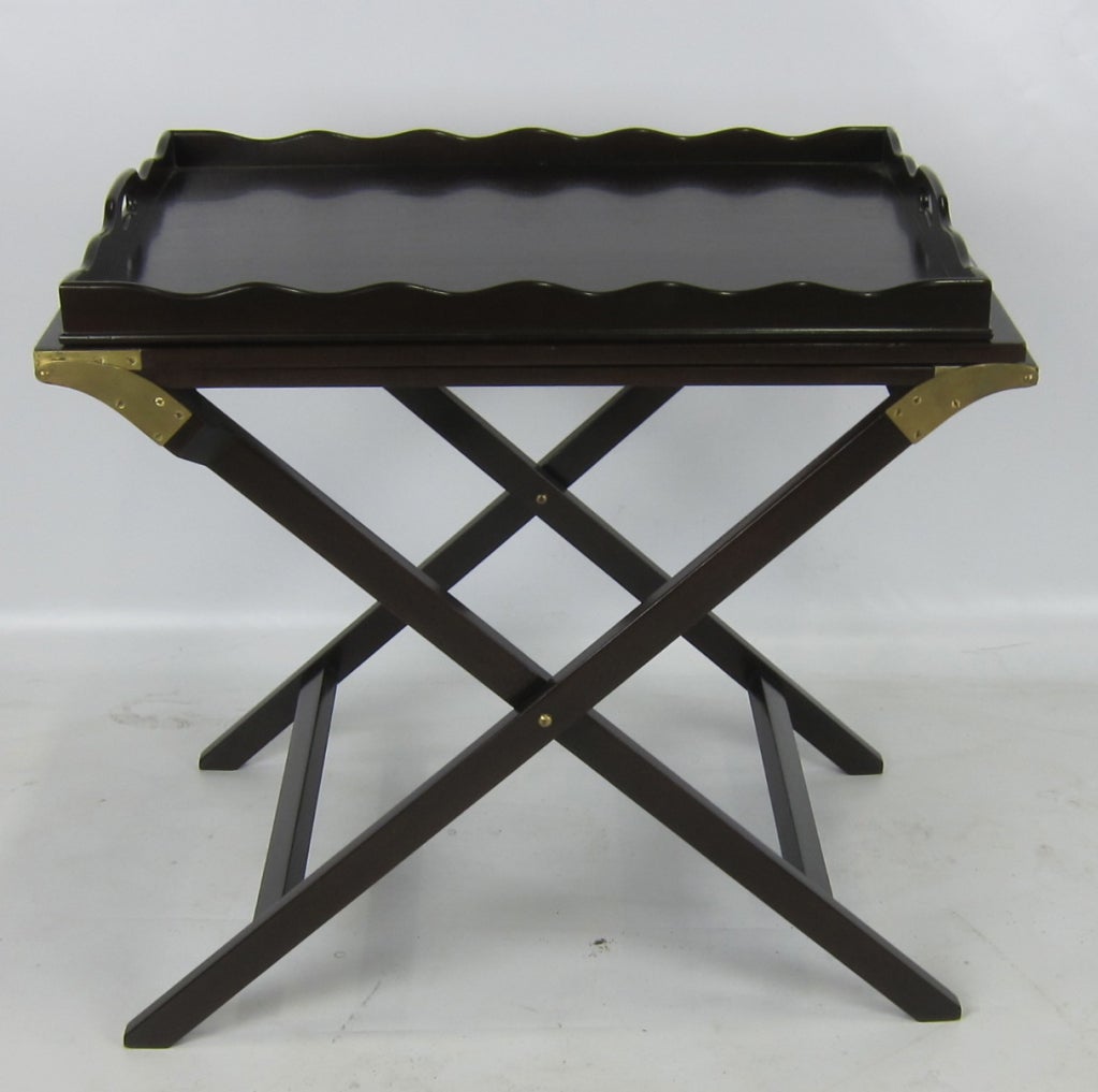 Fold Out Tray Table/Server by Baker For Sale at 1stDibs