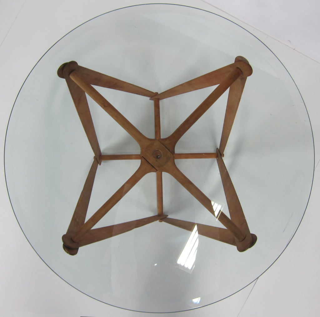 Antique Yarn Spool Side Table For Sale at 1stDibs