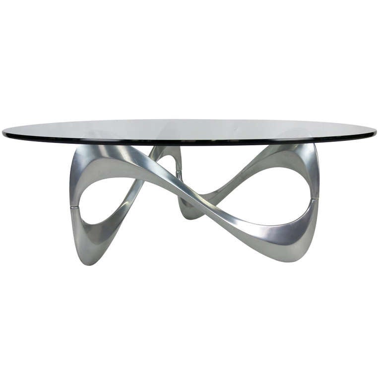 Infinity Coffee Table by Knut Hesterberg at 1stDibs