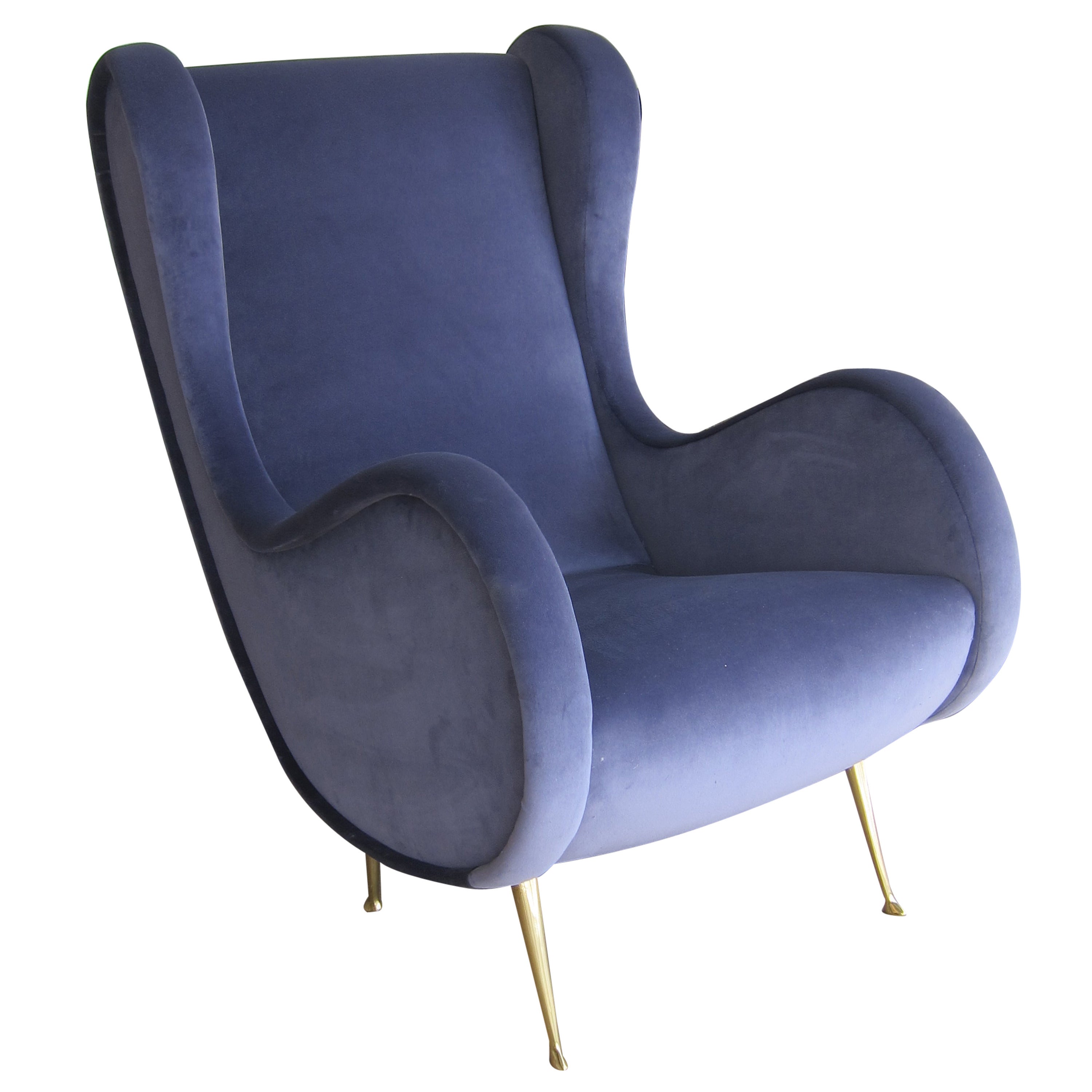 Single Italian Lounge Chair at 1stDibs