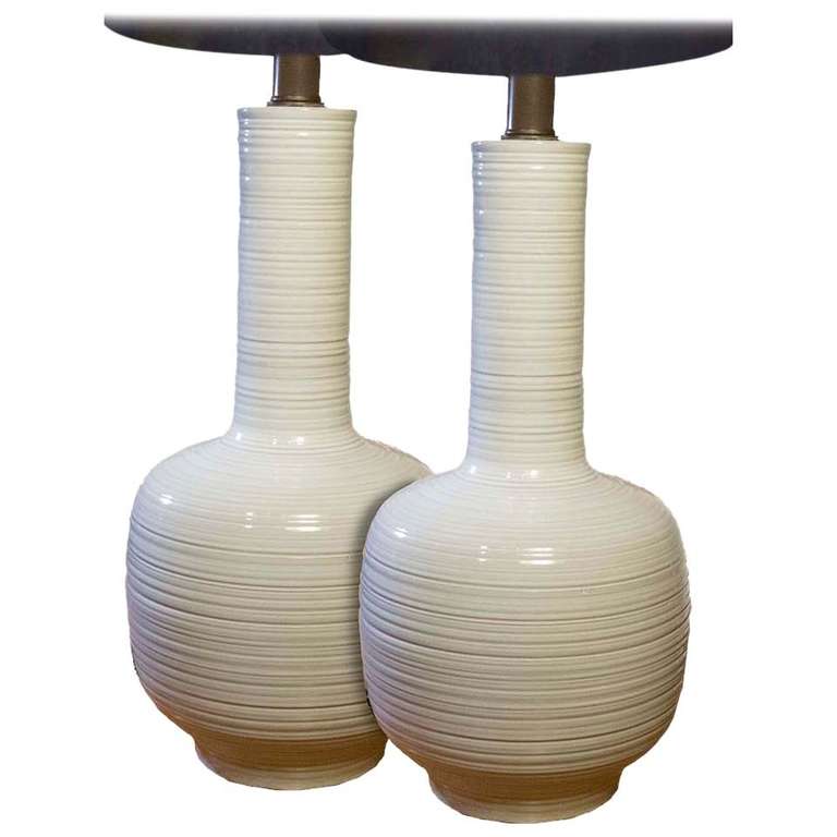 Pair of Phil Mar Pottery Lamps at 1stDibs | phil mar lamps, phil-mar lamps