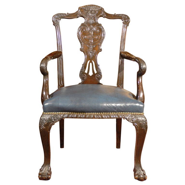 18th Century Mahogany Chair at 1stDibs