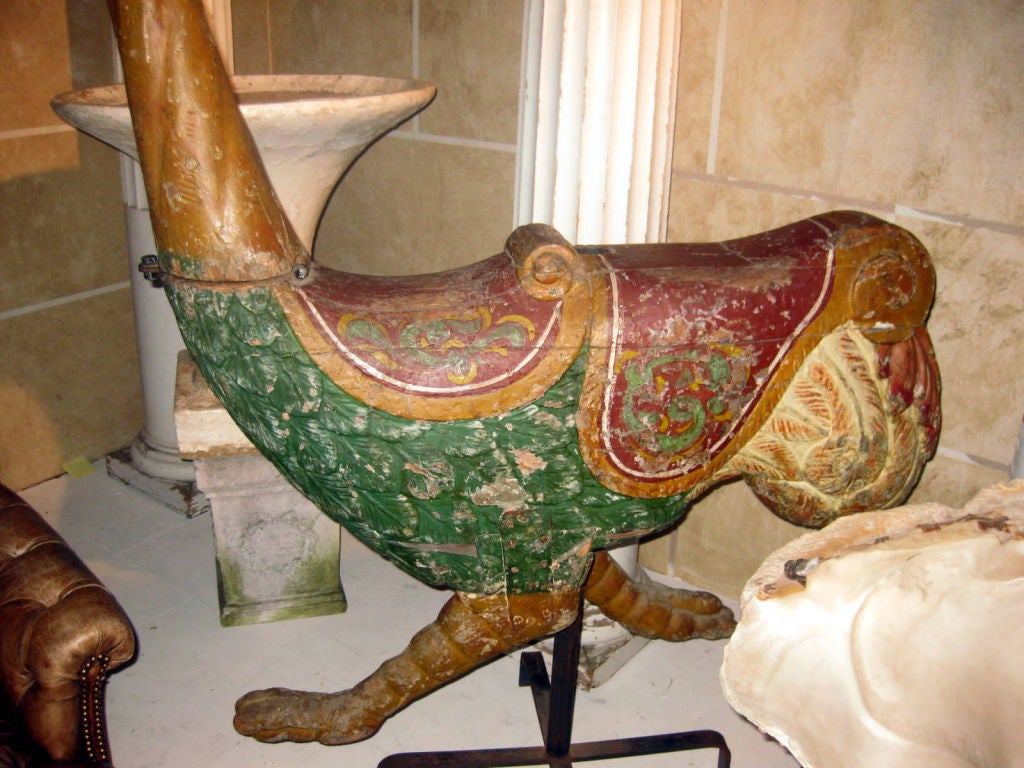 19th C.Ostrich Carousel Figure at 1stDibs