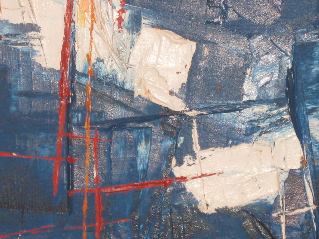 1950's Abstract Painting For Sale at 1stDibs