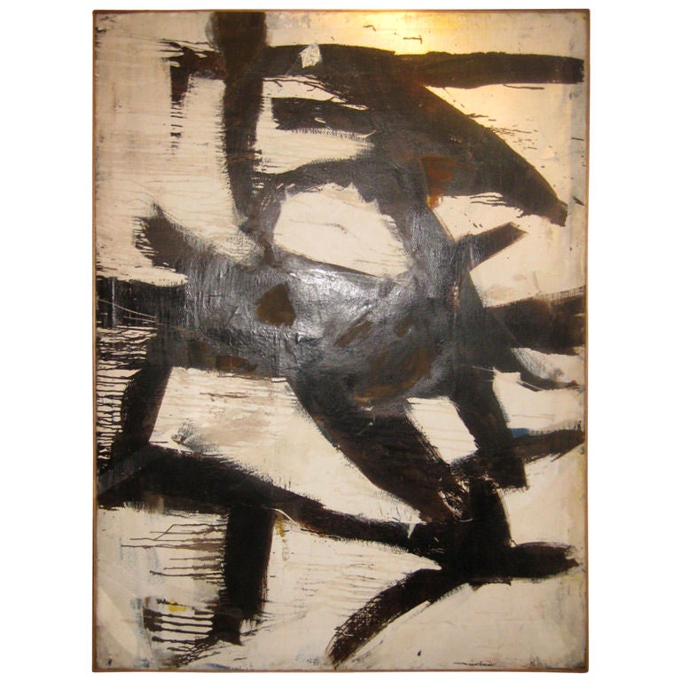 Abstract Painting Signed Durkee at 1stDibs