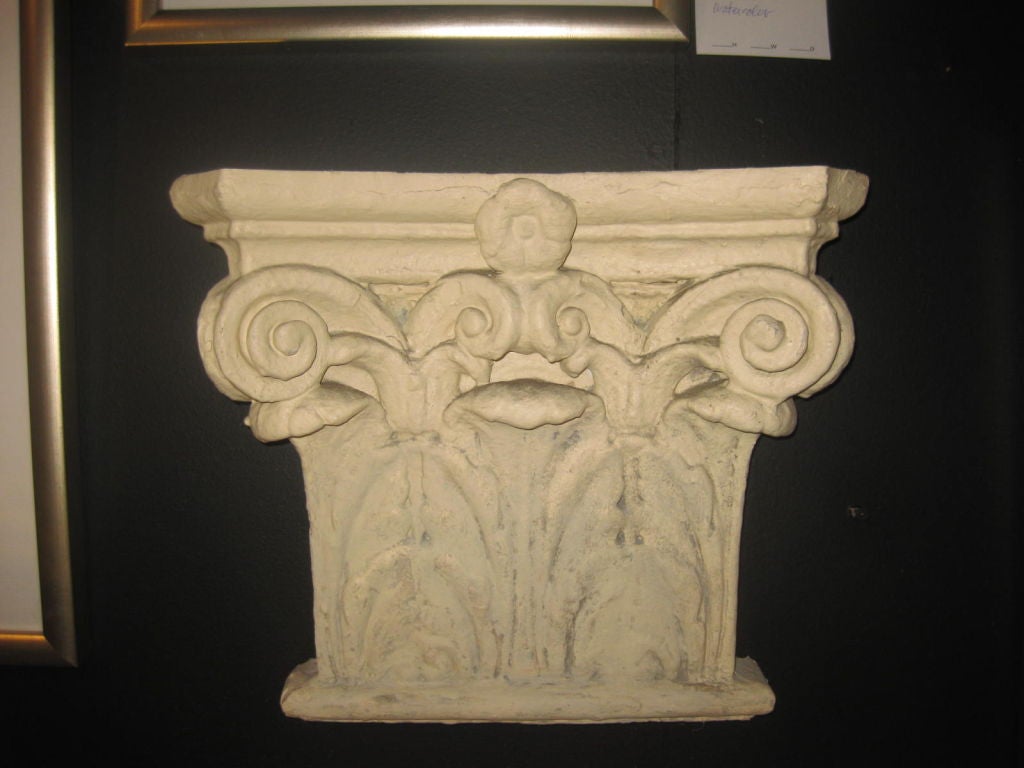 Plaster Pilaster Capital at 1stDibs