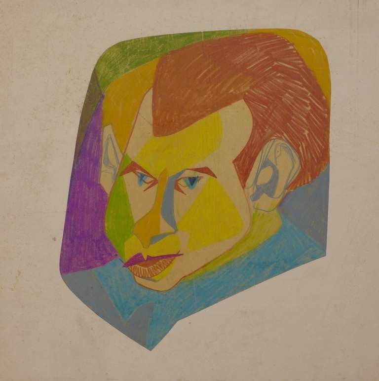 Caricatures of Eero Saarinen and Lilian Swann Saarinen at 1stDibs ...