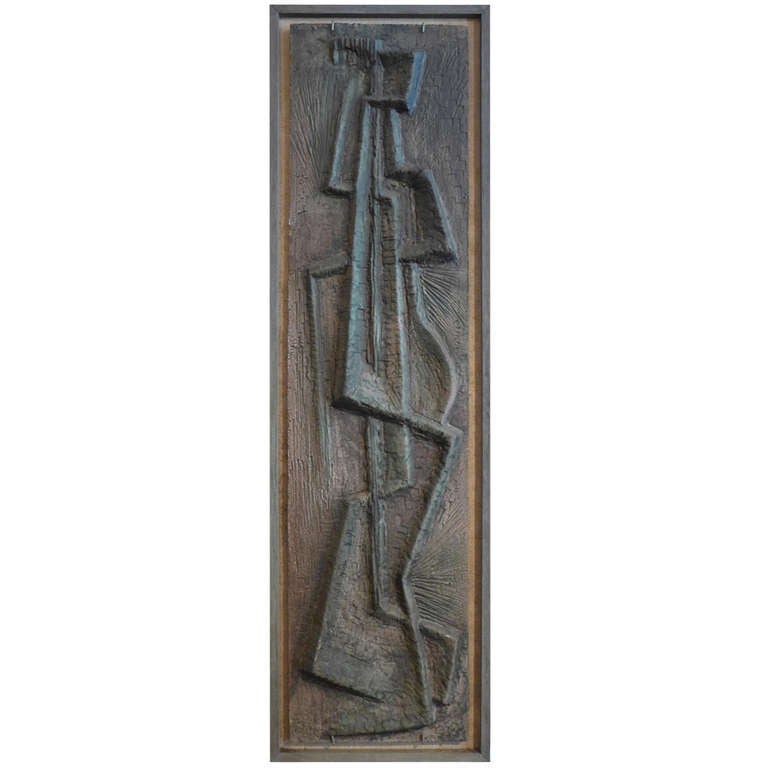 Abstract Bas-Relief by Lee Rosen at 1stDibs