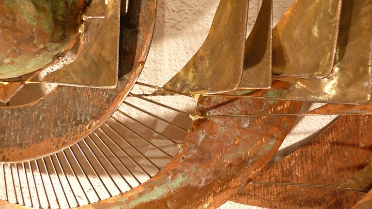 Abstract Herbert Seiler Wall Sculpture at 1stDibs