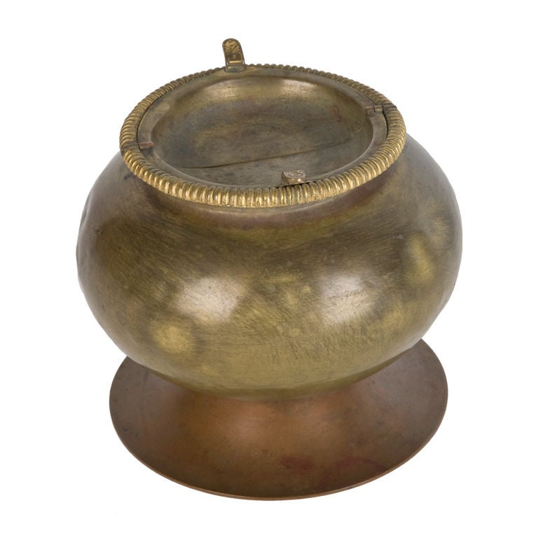 Copper footed ashtray by E. F. Caldwell For Sale at 1stDibs