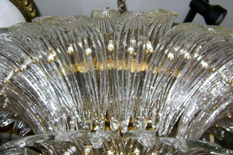 Moderne Molded Glass Light Fixture For Sale at 1stDibs