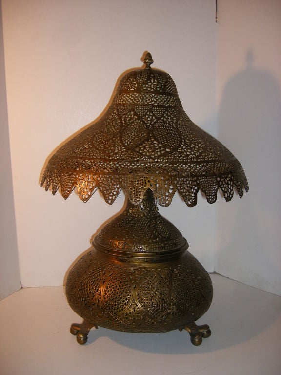 Middle Eastern Table Lamp For Sale at 1stdibs