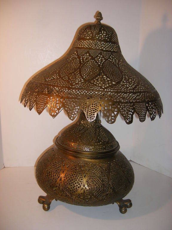 Middle Eastern Table Lamp For Sale at 1stdibs