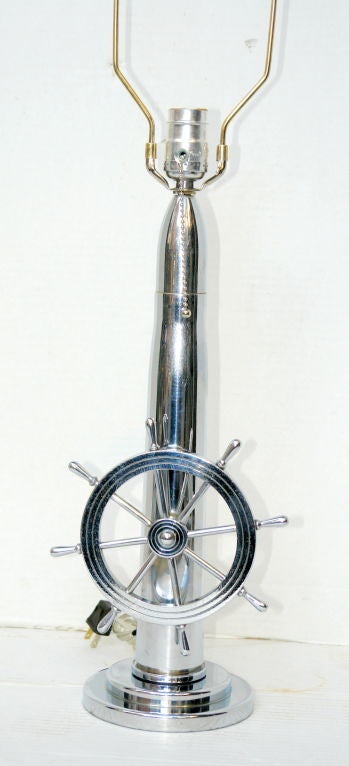 Ship's Wheel Lamp at 1stDibs