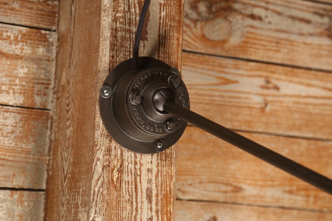 Vintage Industrial, O. C. White Ceiling Pendant Adjustable Task Light ...