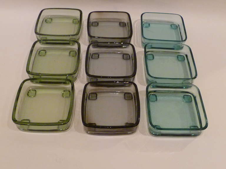 Large 1960s Jens Quistgaard Teak Lattice Tray with Glass Inserts Dansk ...