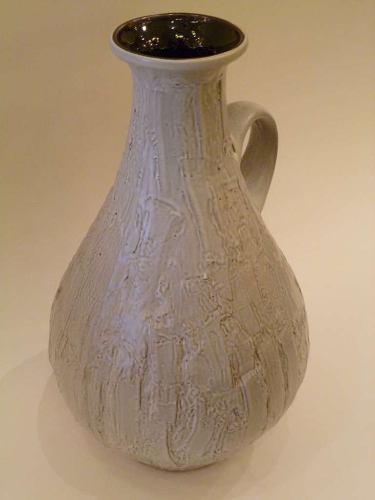 Large 1950s Clemens and Huhn Textured German Mid Century Pottery Krug ...