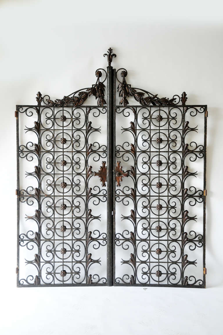 Vintage French Ironwork Gates, Mediterranean Coast at 1stDibs