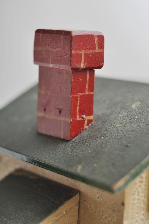 Folk Art House Model For Sale at 1stDibs
