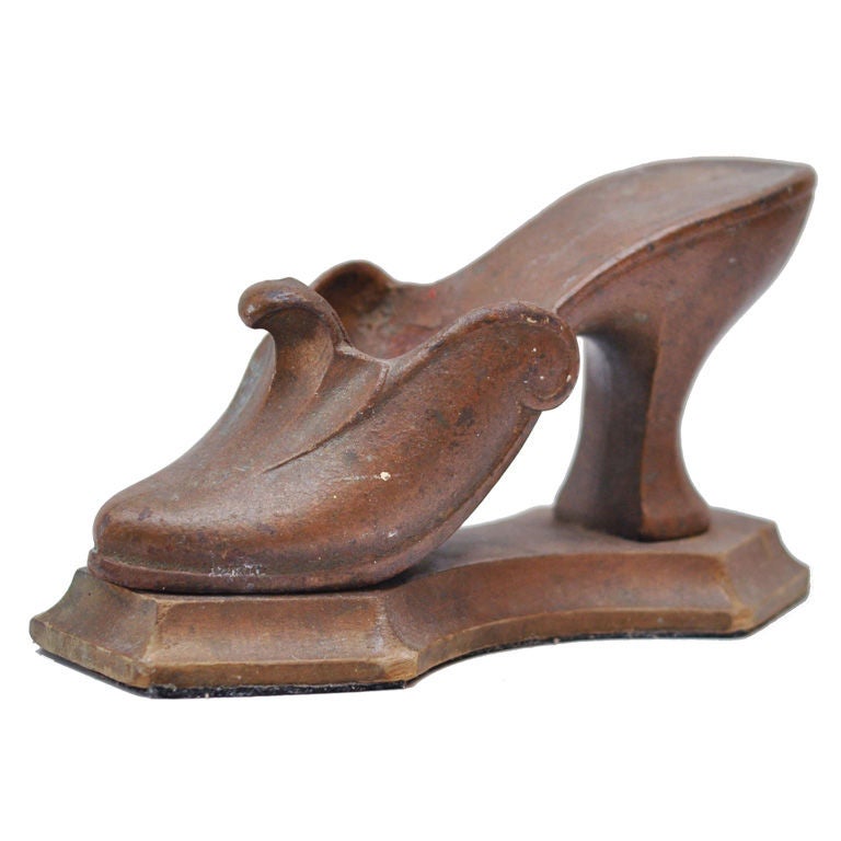 Cinderella's Slipper Door Stop at 1stDibs