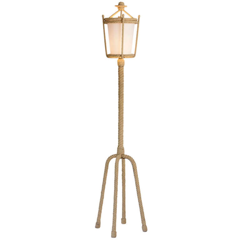 French Rope Floor Lamp at 1stDibs