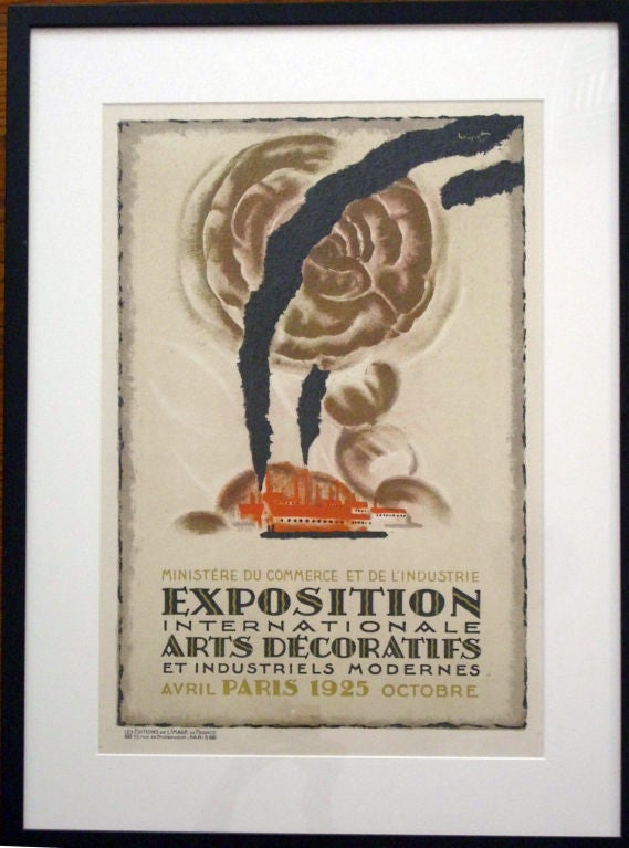 Important 1925 Paris Exposition Art Deco Poster Collection For Sale at ...