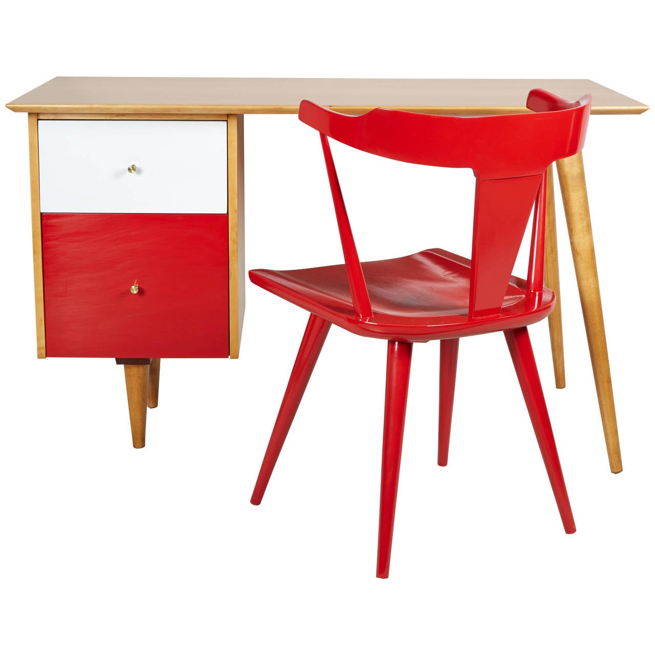 Paul McCobb Desk and Chair at 1stDibs