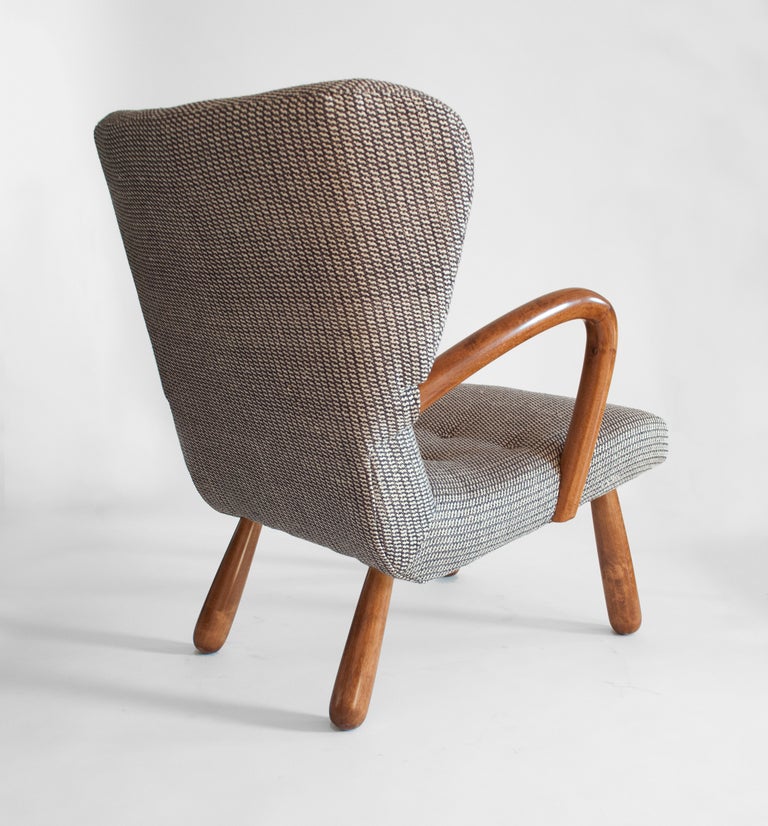 Rare wing armchair by architect Martin Olsen, for Vik and Blindheim ...