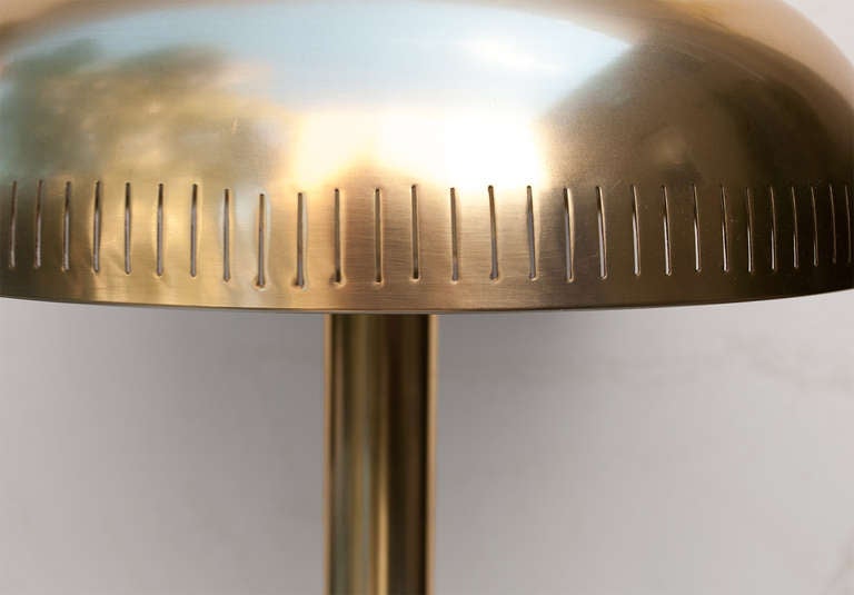 Swedish Art Deco table lamp by Harald Notini for Bohlmarks at 1stDibs