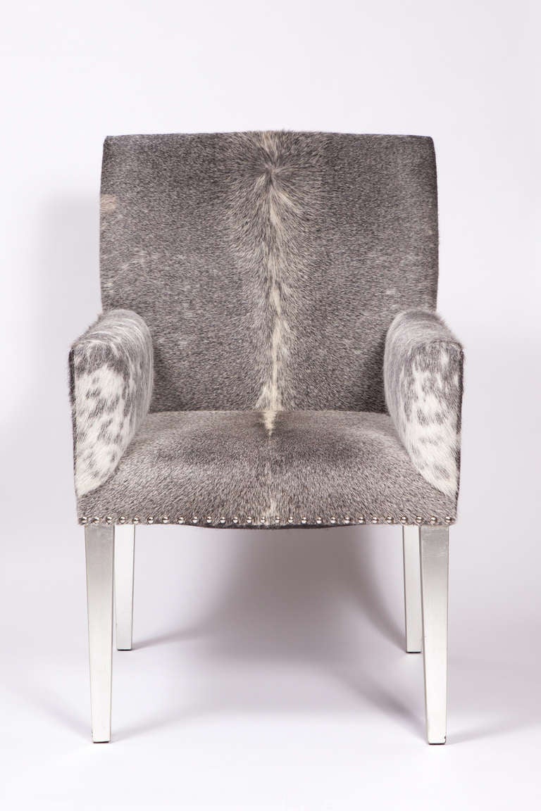 Mid Century Pony Skin Chair at 1stDibs | pony hide chair