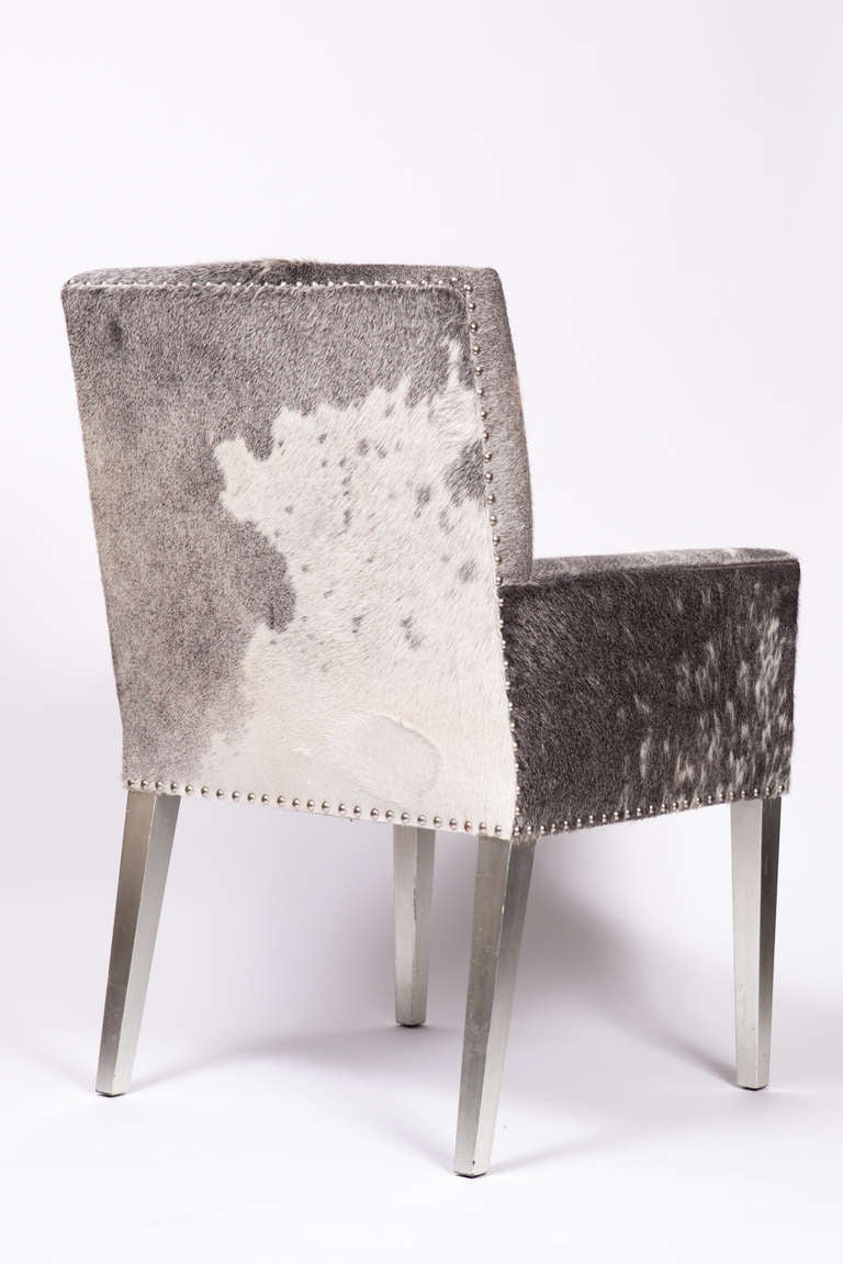 Mid Century Pony Skin Chair at 1stDibs | pony hide chair