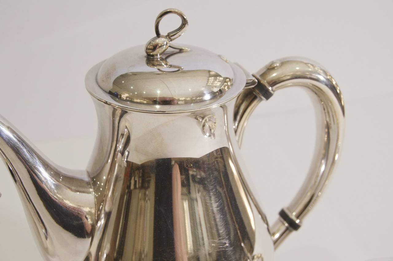 Reed and Barton "Americana" Silverplate Tea and Coffee Service For Sale ...