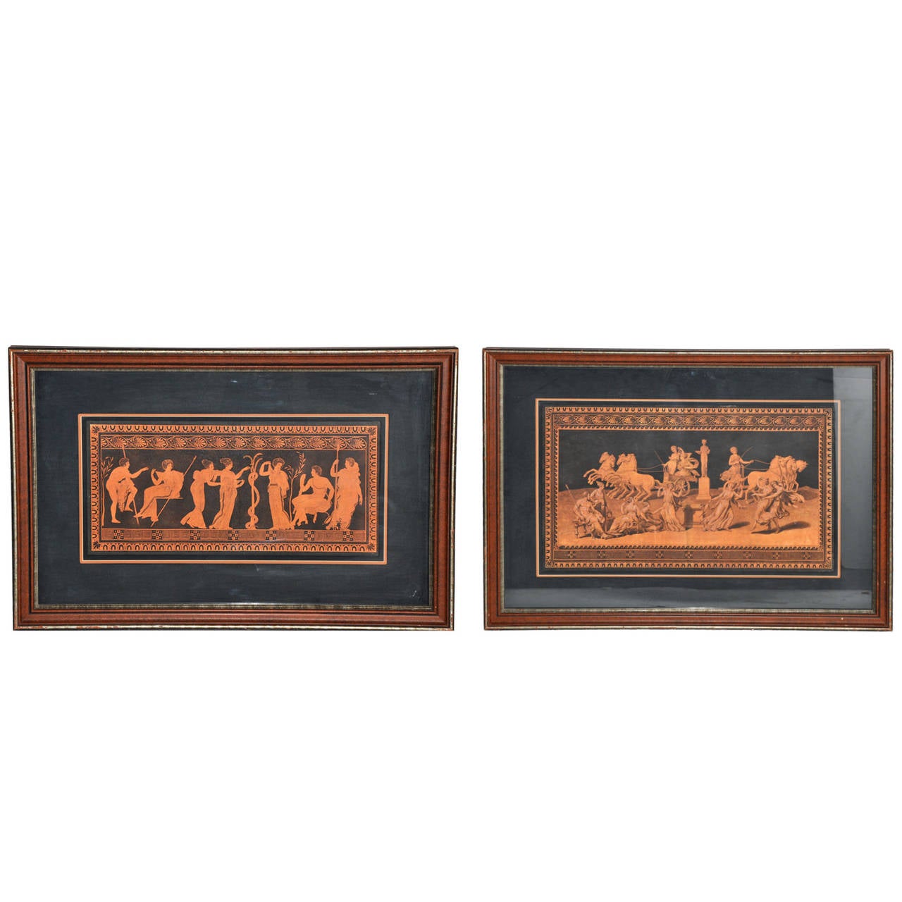 Pair of Decorative Greek Themed Prints For Sale at 1stDibs