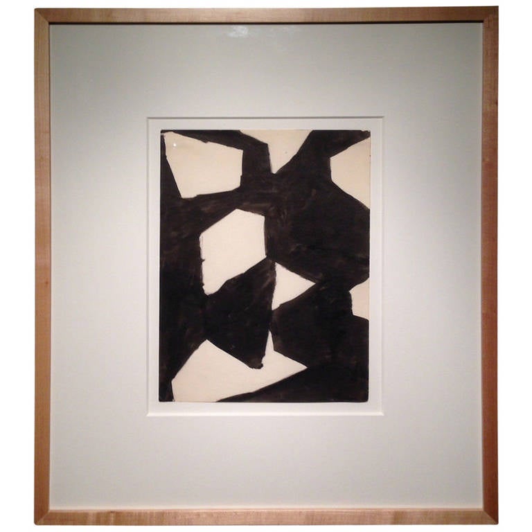 William Holst Original Abstract Acrylic on Paper at 1stDibs