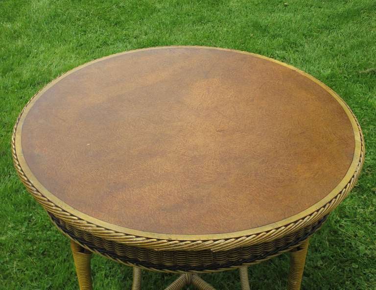 Four-Piece Art Deco Wicker Set at 1stDibs