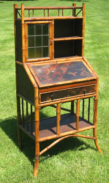 Bamboo Secretary at 1stDibs