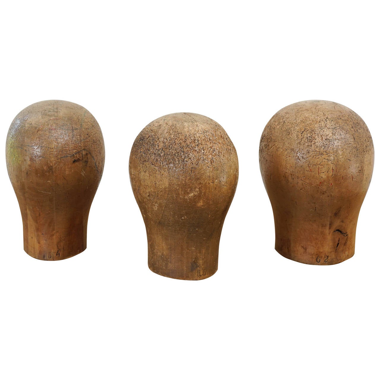 French Wooden Hat Block Molds at 1stDibs | wooden hat blocks
